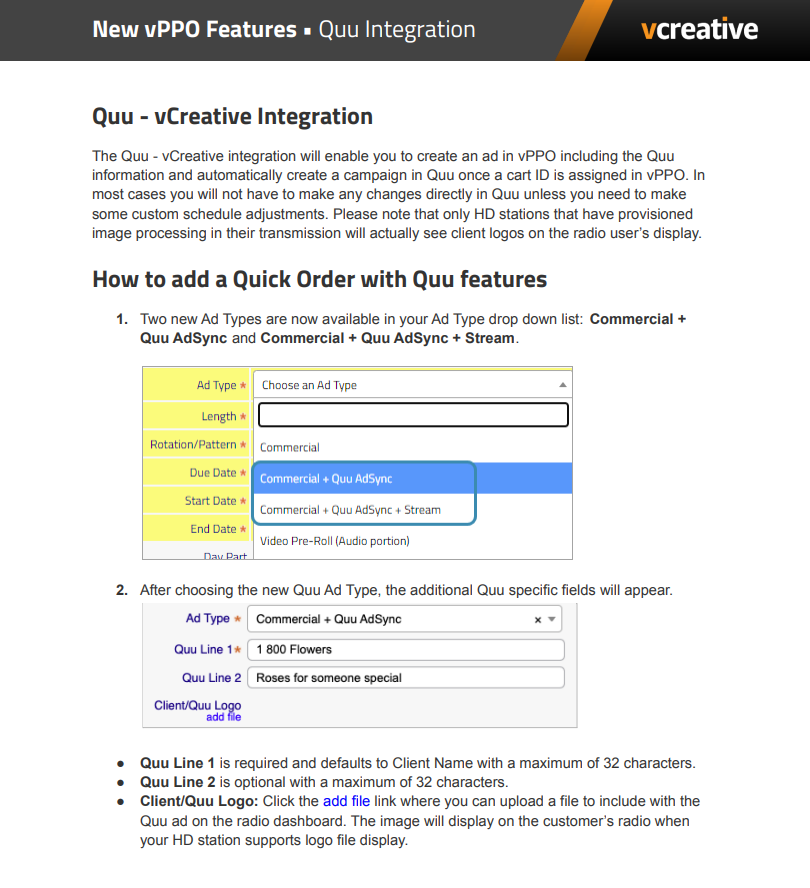 Quu - vPPO Integration